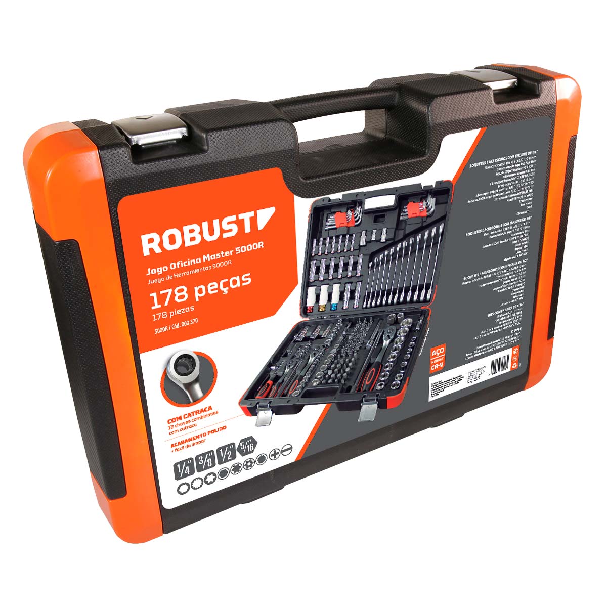 Maleta de Ferramentas: GEDORE SOLID ROBUST 178pçs.